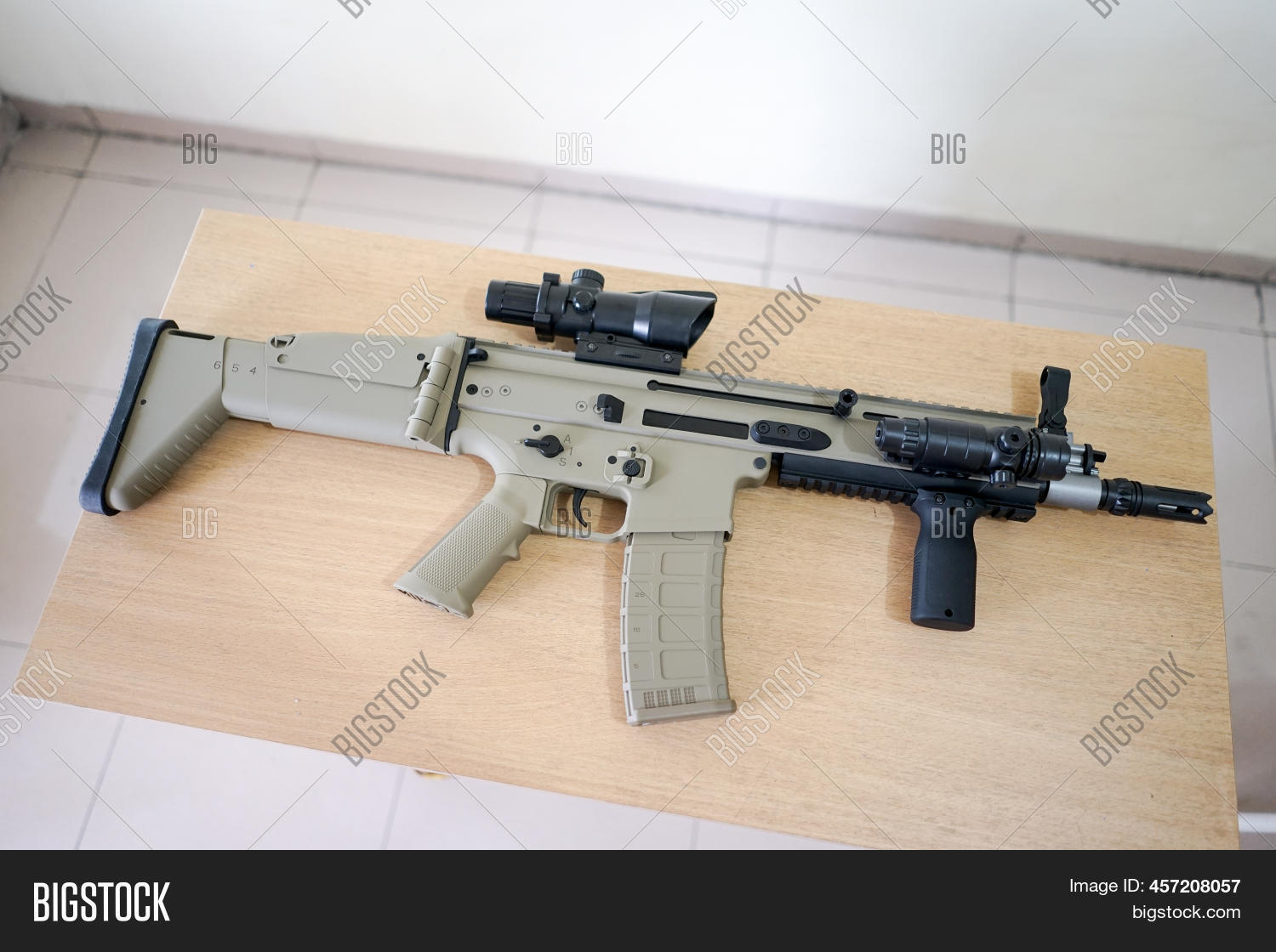 Scar-l Automatic Rifle Image & Photo (Free Trial) | Bigstock