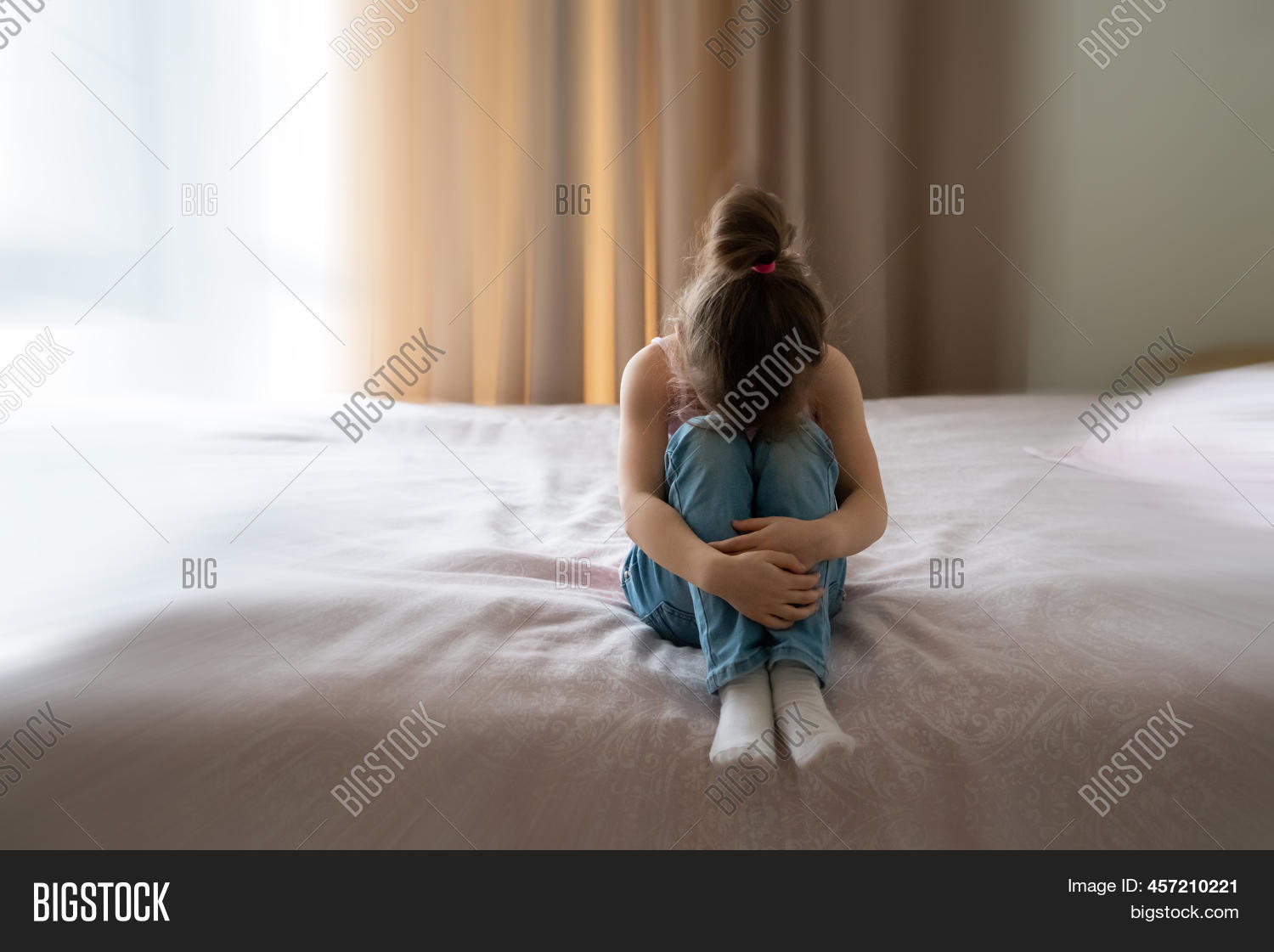 Little Sad Girl Image & Photo (Free Trial) | Bigstock