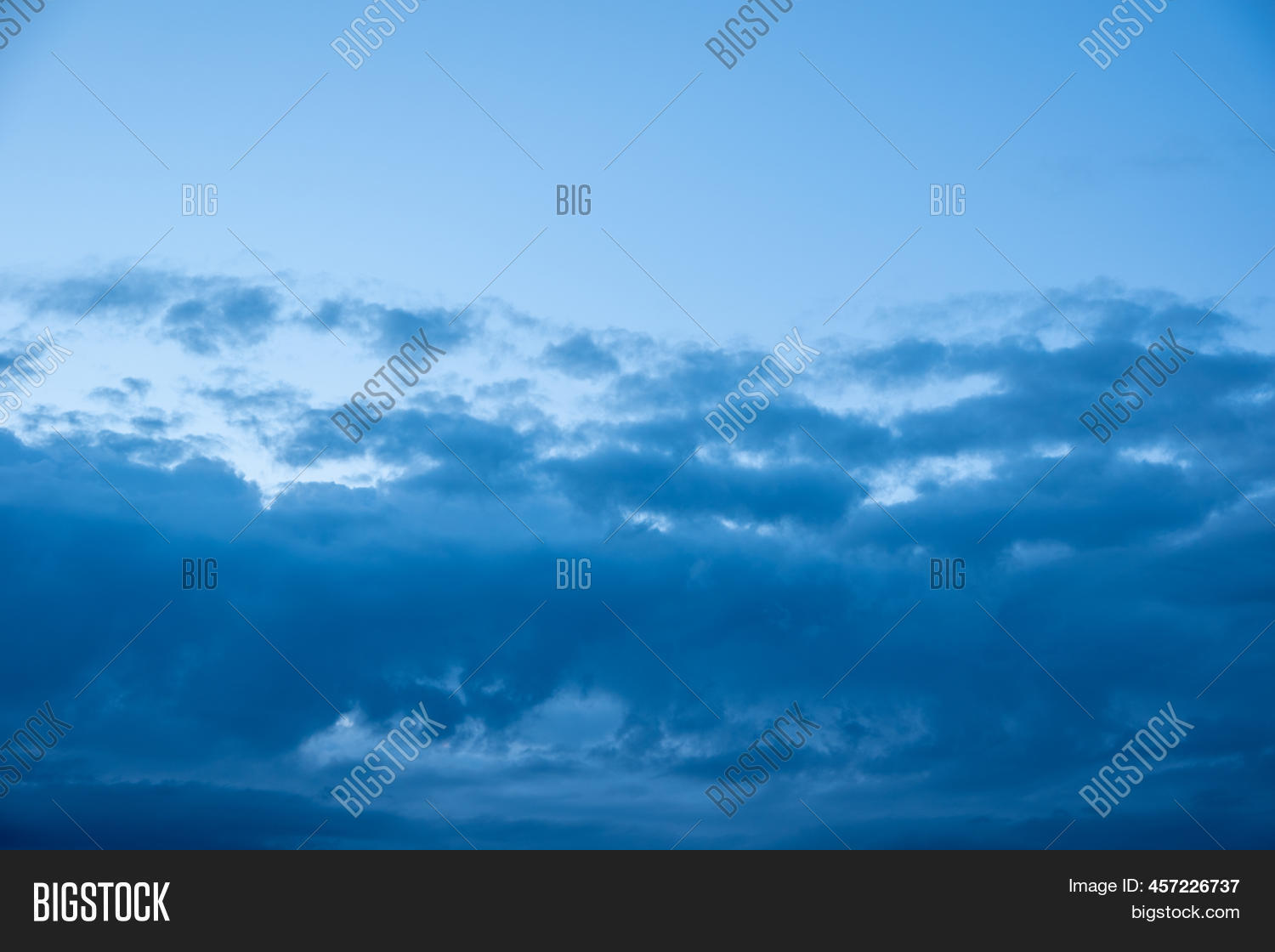 Dark Blue Evening Sky Image & Photo (Free Trial) | Bigstock