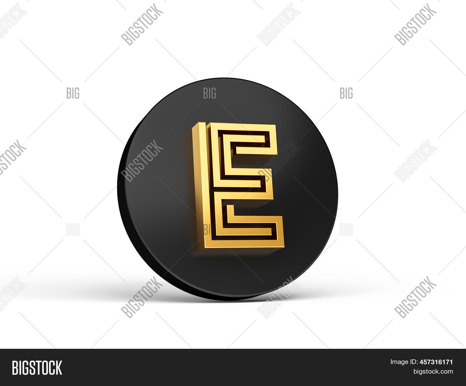 Royal Gold Modern Font Image & Photo (Free Trial) | Bigstock