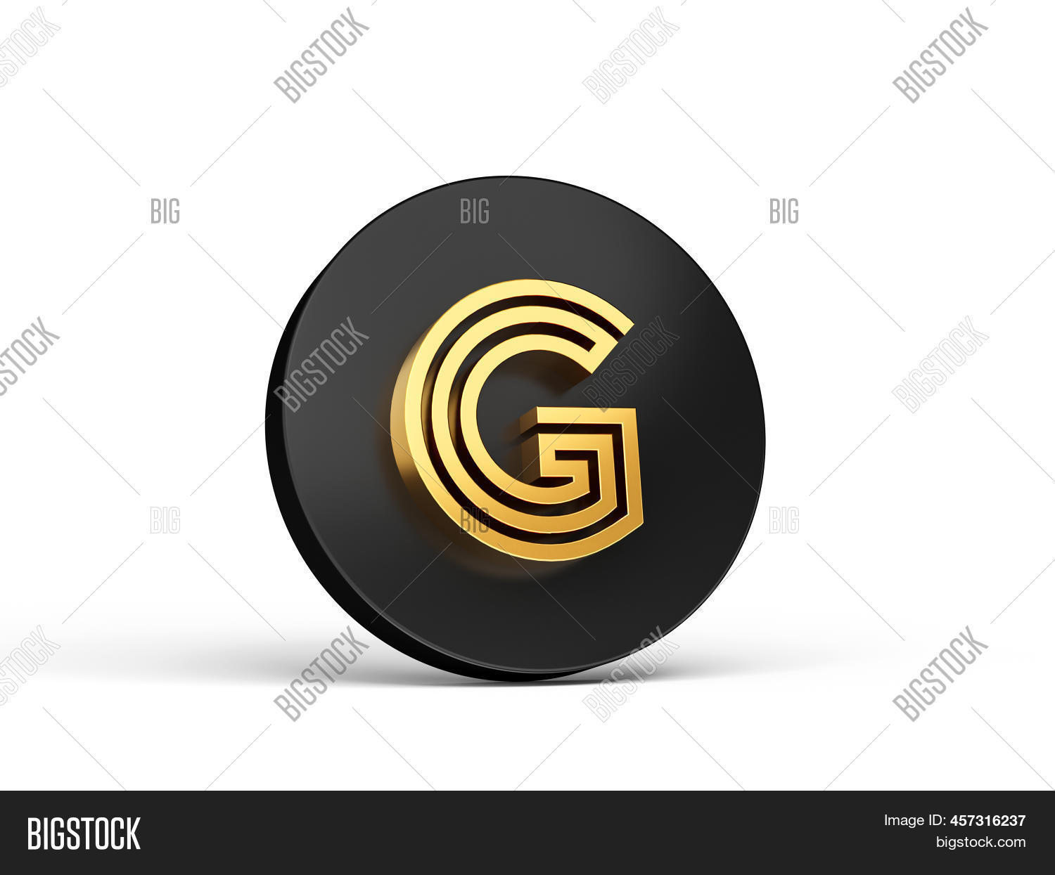 Royal Gold Modern Font Image & Photo (Free Trial) | Bigstock