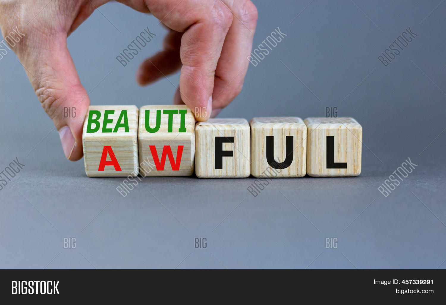 Beautiful Awful Symbol Image & Photo (Free Trial) | Bigstock