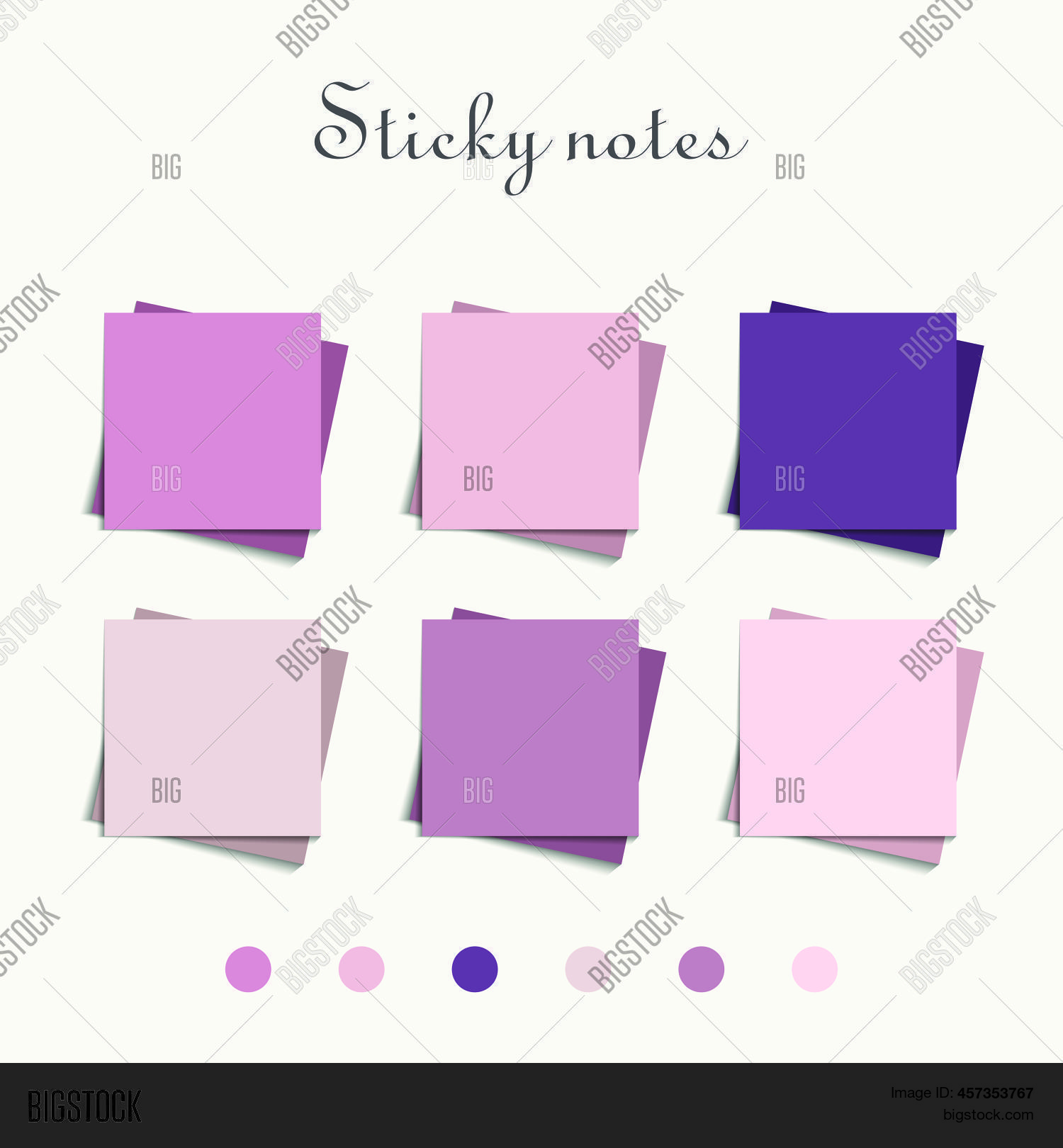 Multicolor Post Notes Vector & Photo (Free Trial) | Bigstock