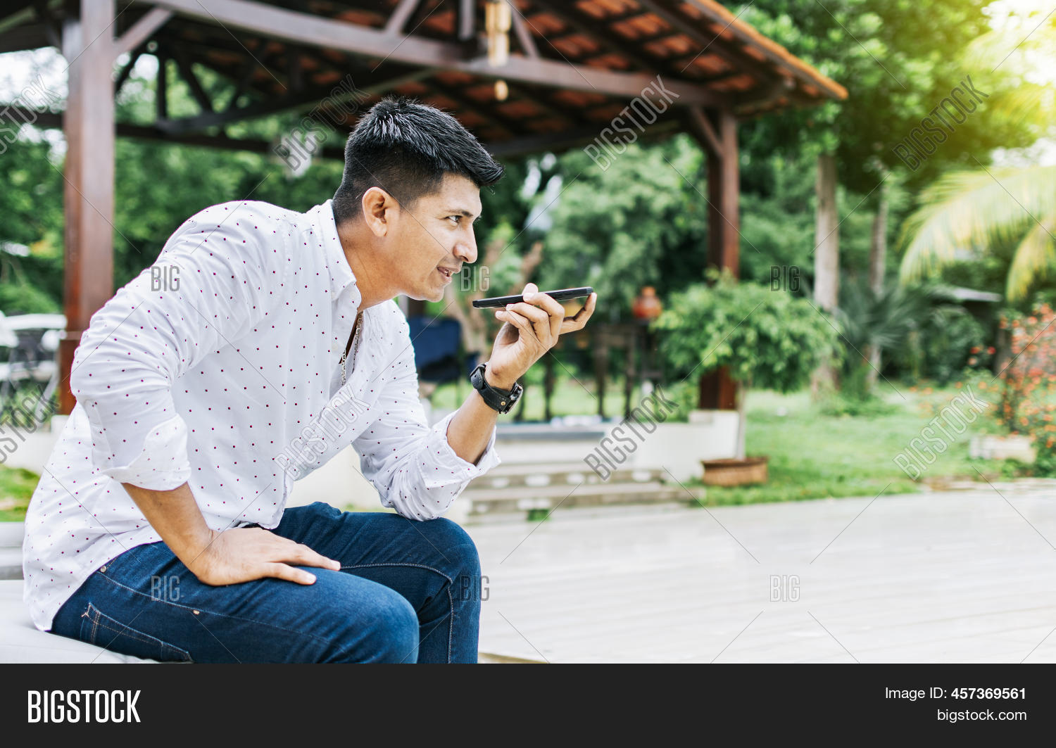 Handsome Man Sitting Image & Photo (Free Trial) | Bigstock