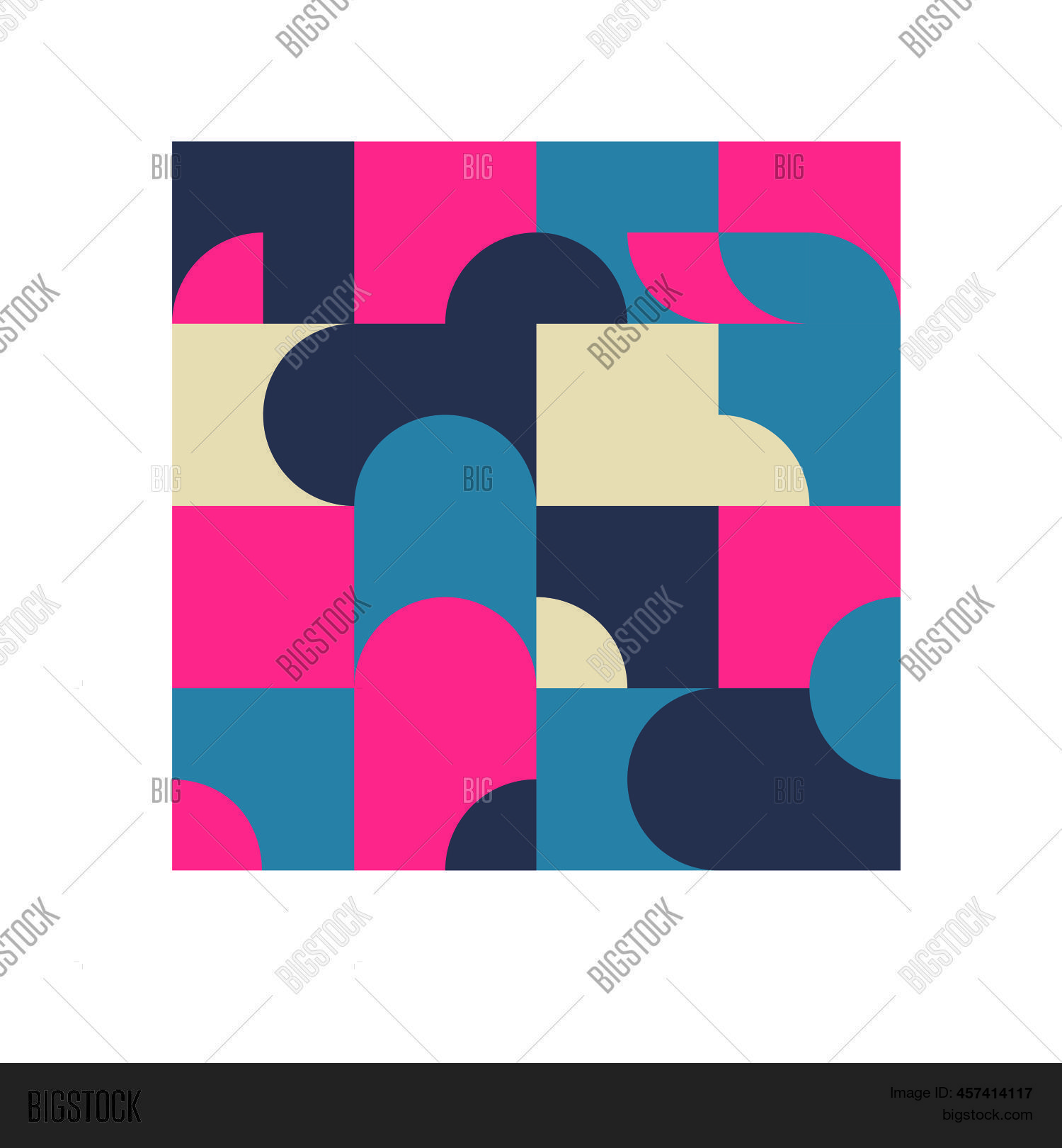 Circle Square Pattern Vector & Photo (Free Trial) | Bigstock