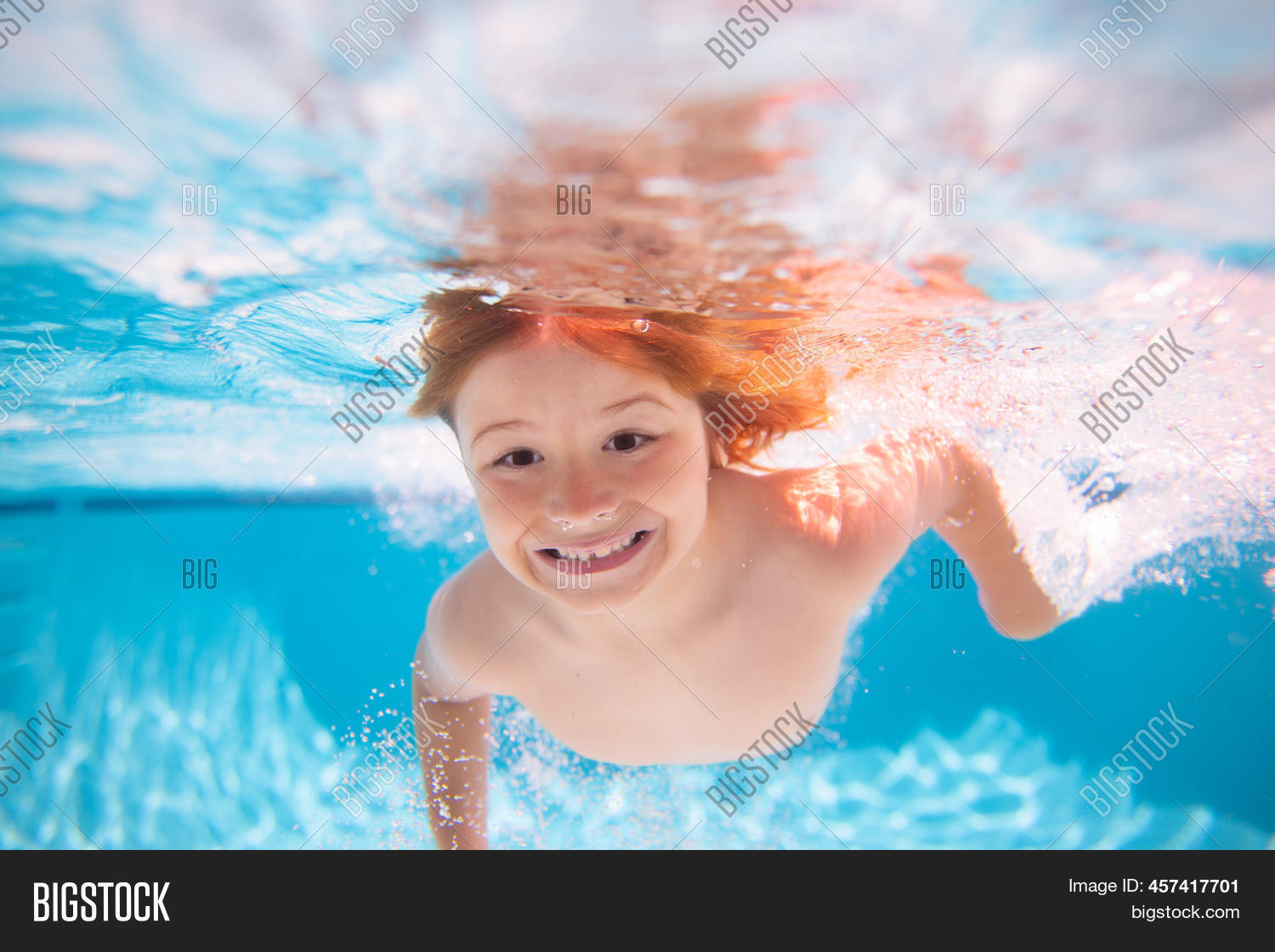 Kid Swimming Pool Image & Photo (Free Trial) | Bigstock
