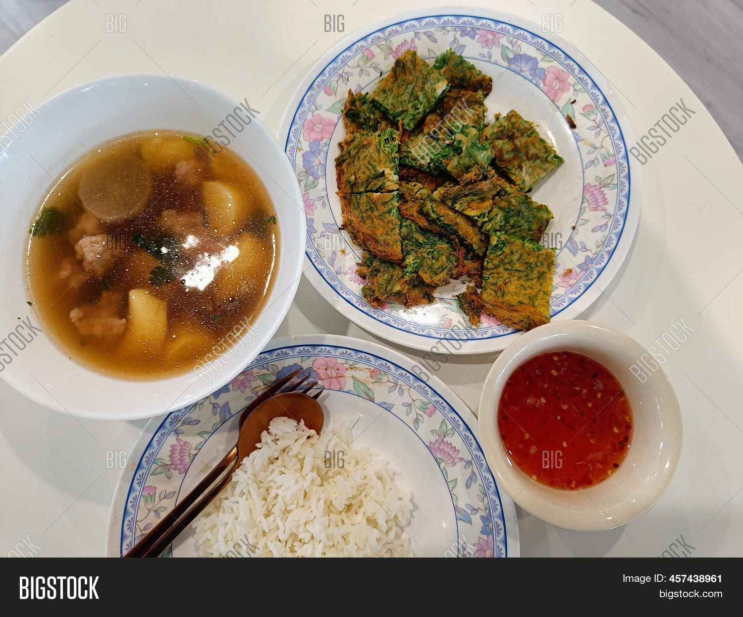 Top View. Thai Food Image & Photo (Free Trial) | Bigstock