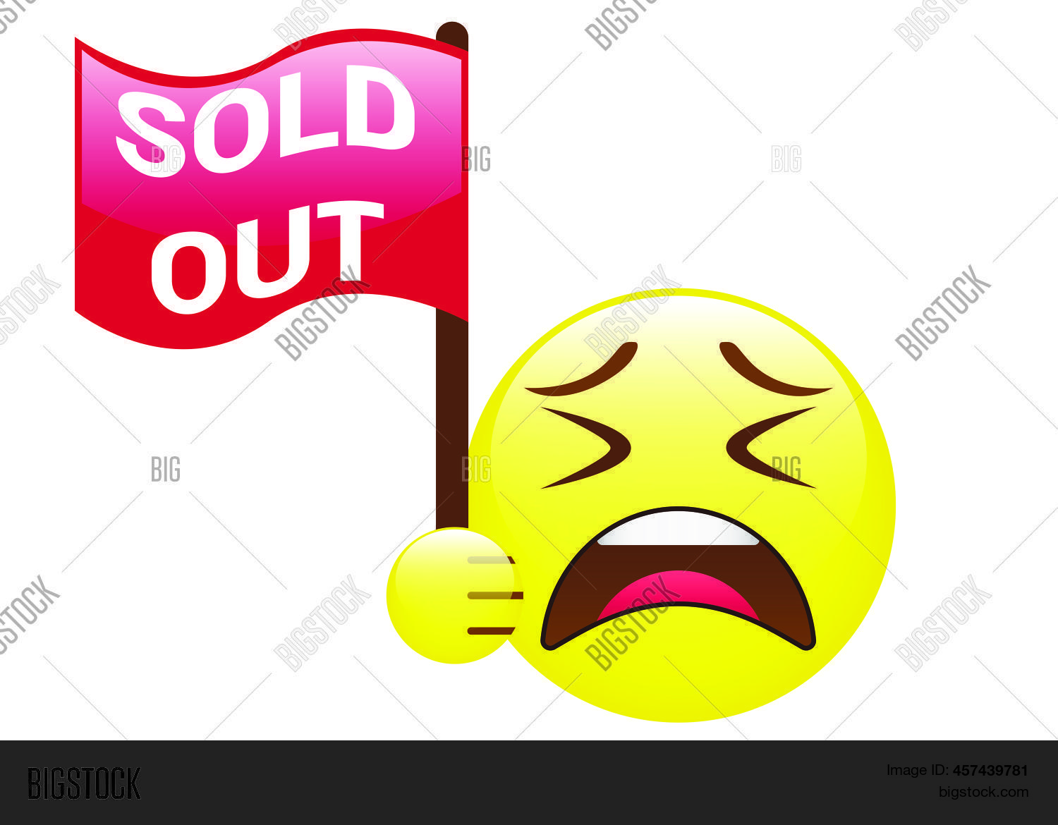 Sold Out Information Vector & Photo (Free Trial) | Bigstock