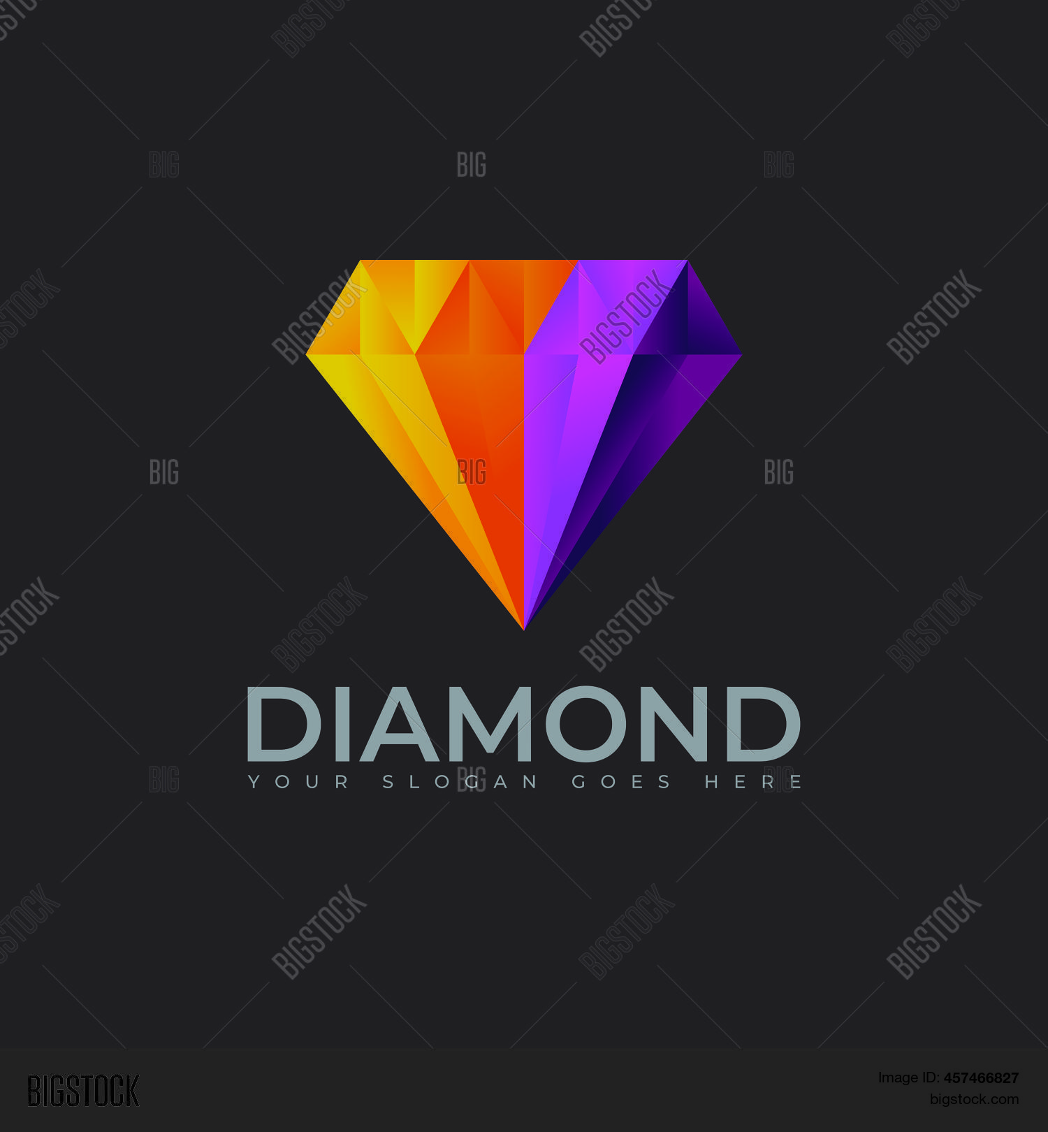 Diamond Logo Vector & Photo (Free Trial) | Bigstock