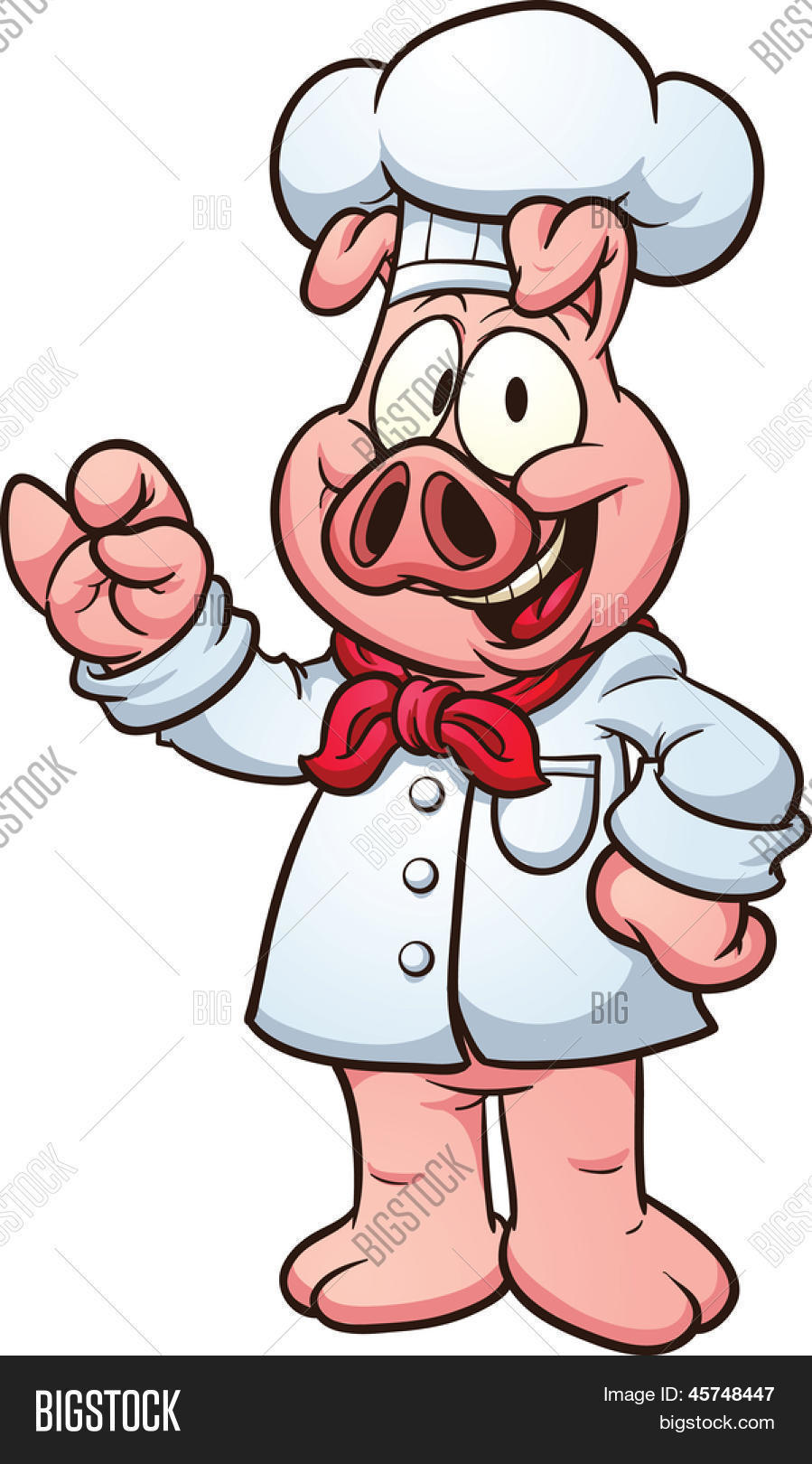 Pig Chef. Vector Clip Vector & Photo (Free Trial) | Bigstock