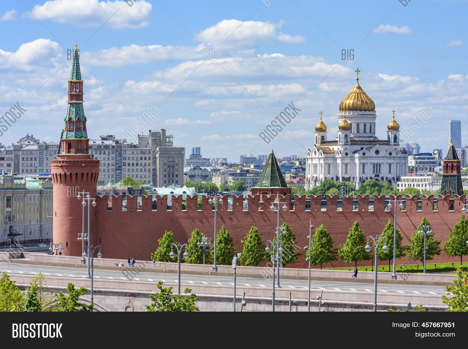Walls Towers Moscow Image & Photo (Free Trial) | Bigstock