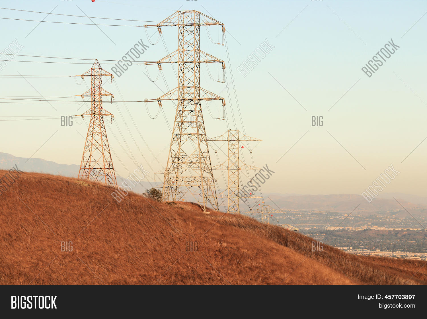 Electric Pylons Image & Photo (Free Trial) | Bigstock