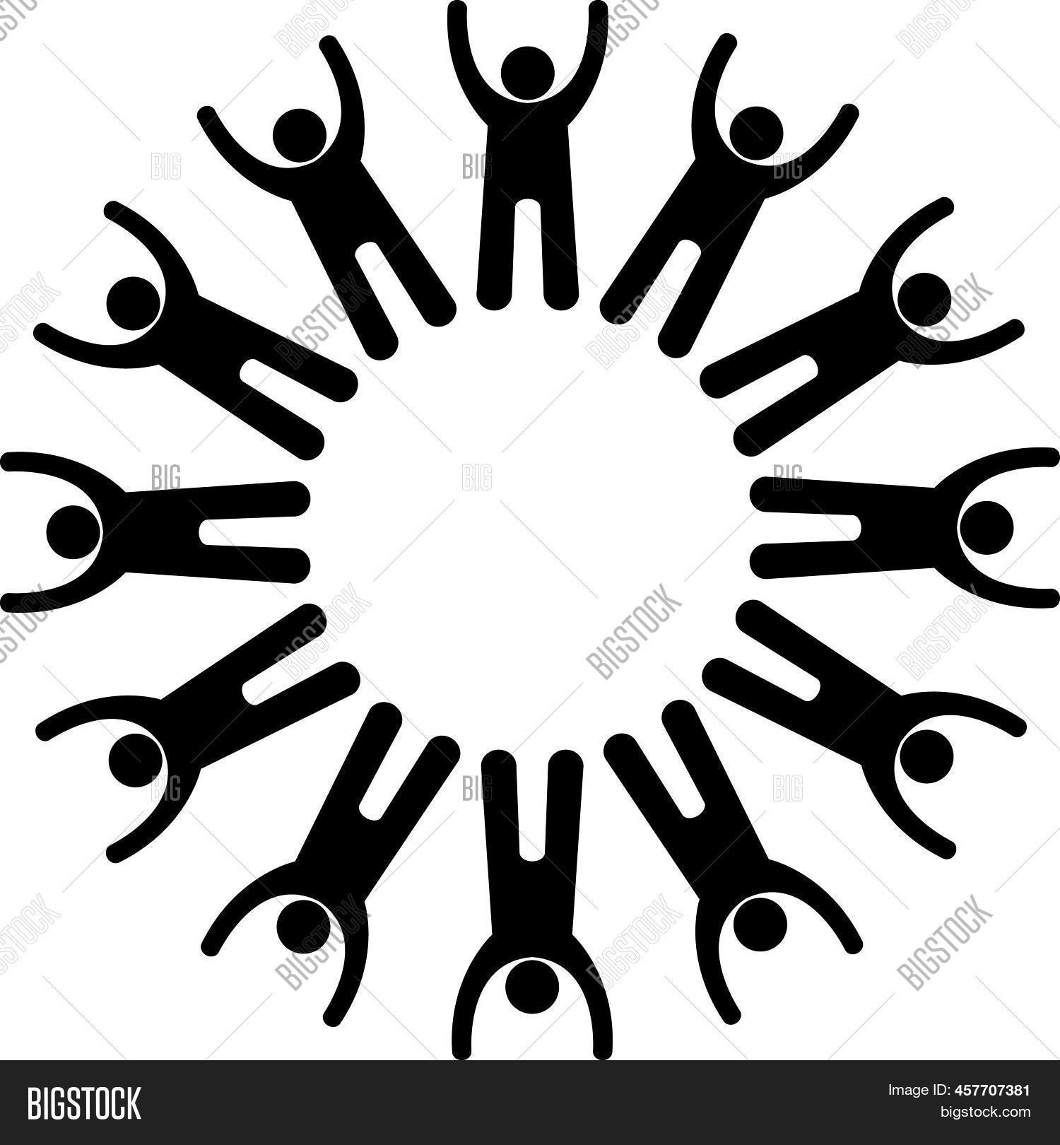 Teamwork Icon On White Image & Photo (Free Trial) | Bigstock