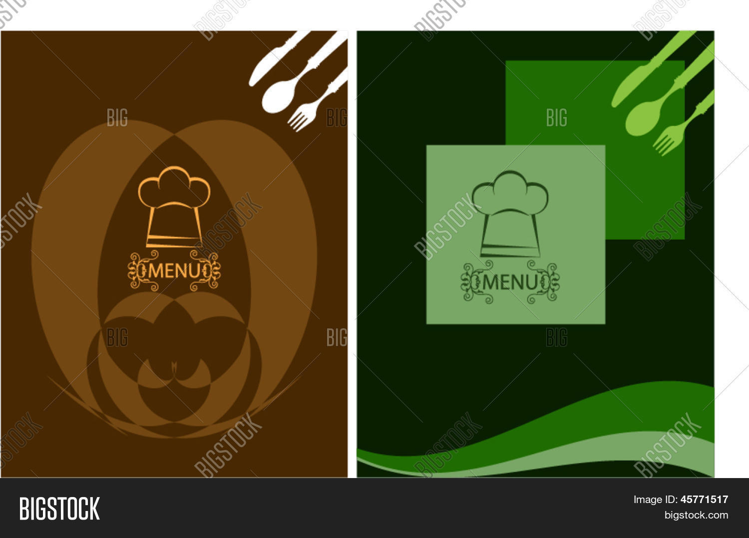Hotel Menu Design Vector & Photo (Free Trial) | Bigstock
