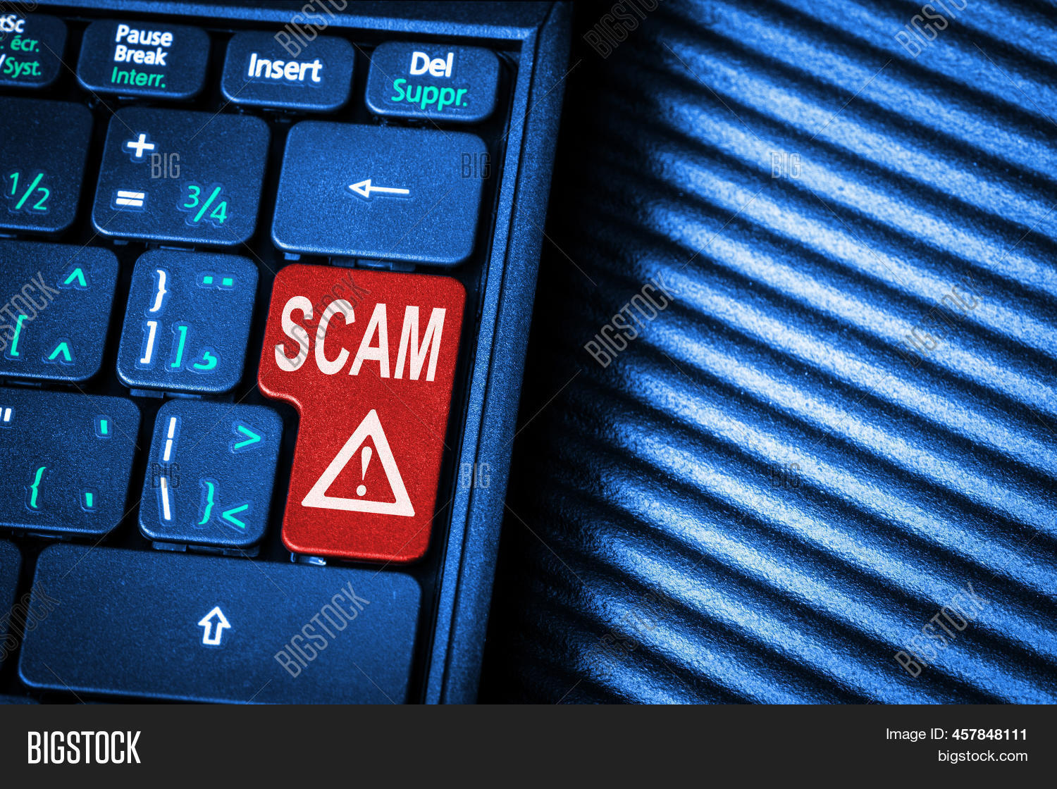 Keyboard Showing Red Image & Photo (Free Trial) | Bigstock