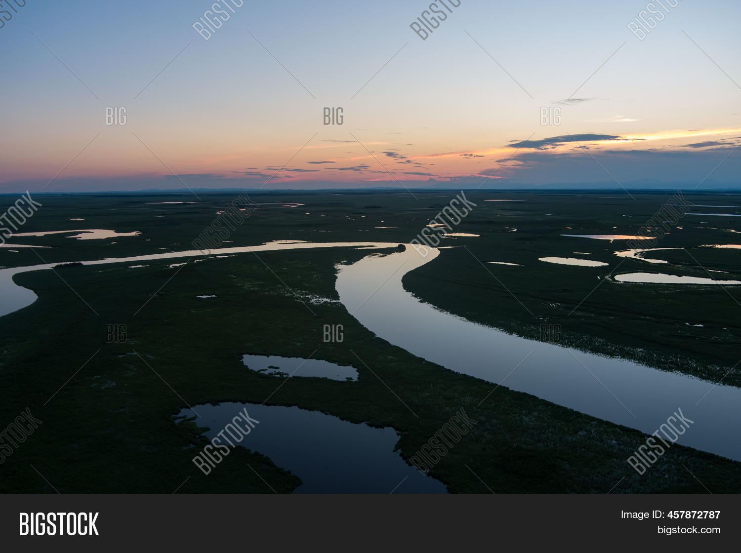 River Top View Image & Photo (Free Trial) | Bigstock