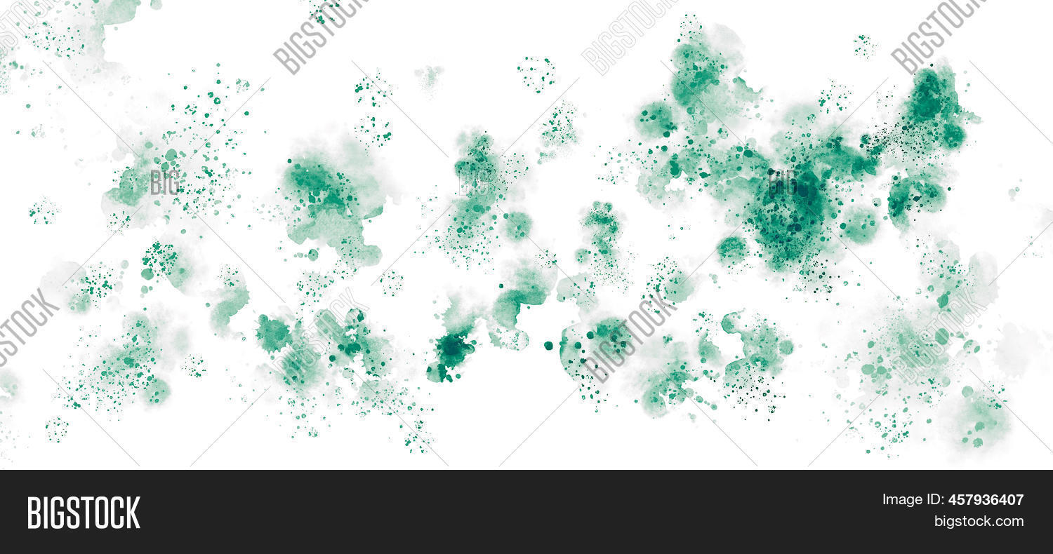 Green Watercolor Spots Image & Photo (Free Trial) | Bigstock