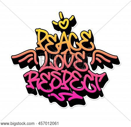 Peace. Love. Respect Vector & Photo (Free Trial) | Bigstock