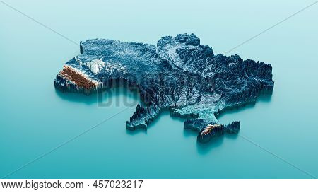 Topographic Ukraine Image & Photo (Free Trial) | Bigstock