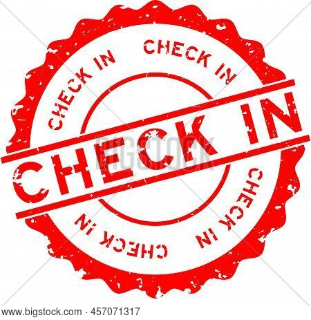 Grunge Red Check Word Vector & Photo (Free Trial) | Bigstock