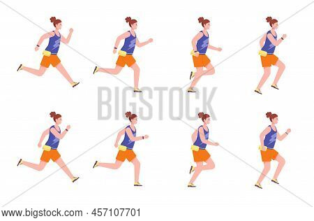 Running Woman Vector & Photo (Free Trial) | Bigstock