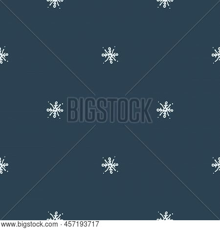 Christmas Gender Neutral Snowflake Seamless Vector Pattern. Masculine ...