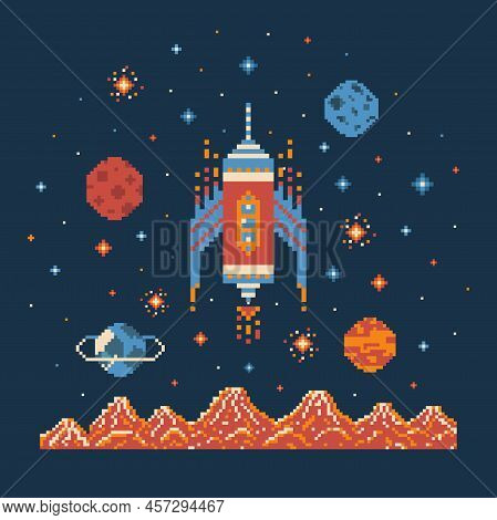 8 Bit Pixel 矢量图和照片（免费试用） | Bigstock
