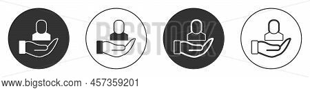 Black Worker Icon Vector & Photo (Free Trial) | Bigstock