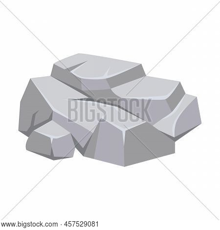 Piece Rock. Natural Vector & Photo (Free Trial) | Bigstock