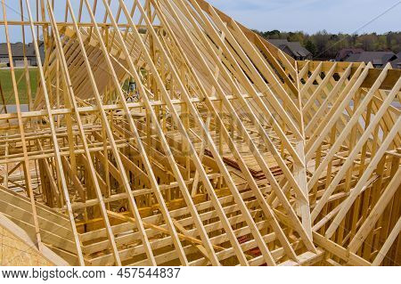 New Build Wooden Truss Image & Photo (Free Trial) | Bigstock
