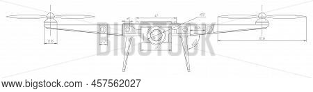 Drone Technical Vector & Photo (Free Trial) | Bigstock