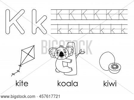 Tracing Alphabet Vector & Photo (Free Trial) | Bigstock