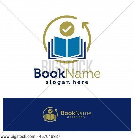 Book Check Logo Vector & Photo (Free Trial) | Bigstock