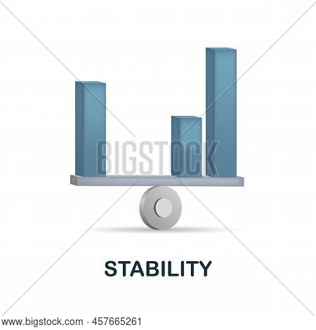 Stability Icon 3d. Vector & Photo (Free Trial) | Bigstock