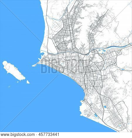 Lima Vector Map. Vector & Photo (Free Trial) | Bigstock