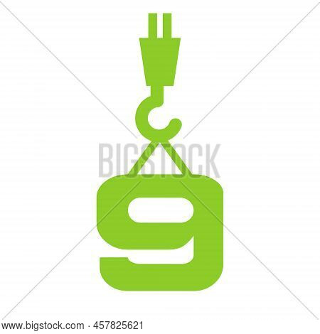 Letter 9 Construction Vector & Photo (Free Trial) | Bigstock