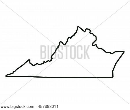 Us State Map. Vector & Photo (Free Trial) | Bigstock