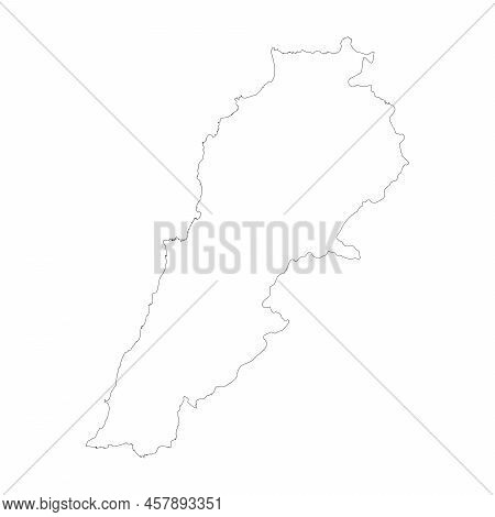 Lebanon Country Thin Vector & Photo (Free Trial) | Bigstock