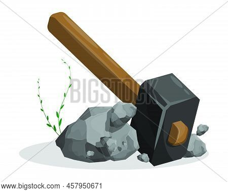 Heavy Hammer Hits Vector & Photo (Free Trial) | Bigstock