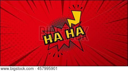 Comic Lettering Ha-ha Vector & Photo (Free Trial) | Bigstock