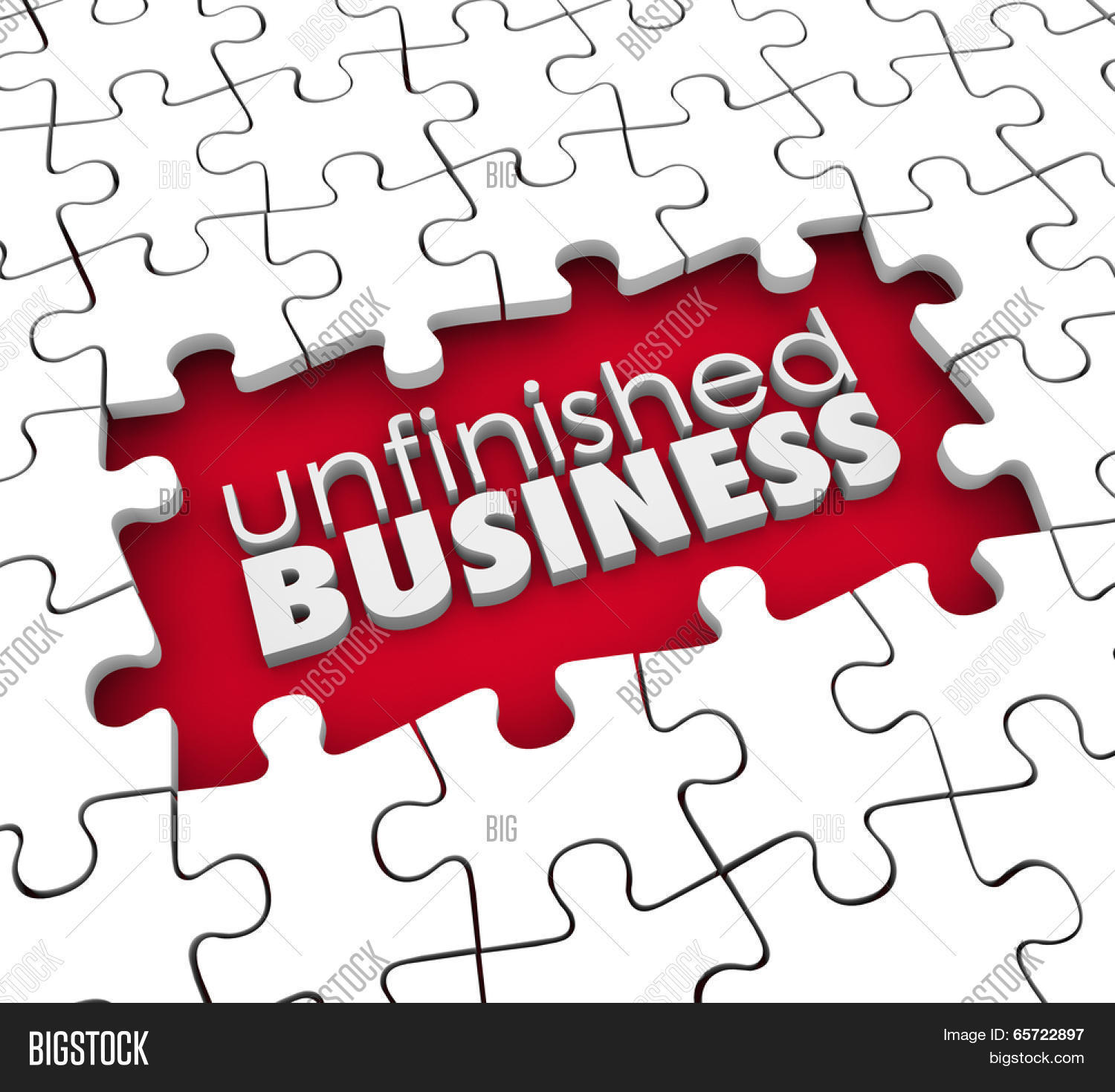 Unfinished Business Image & Photo (Free Trial) | Bigstock