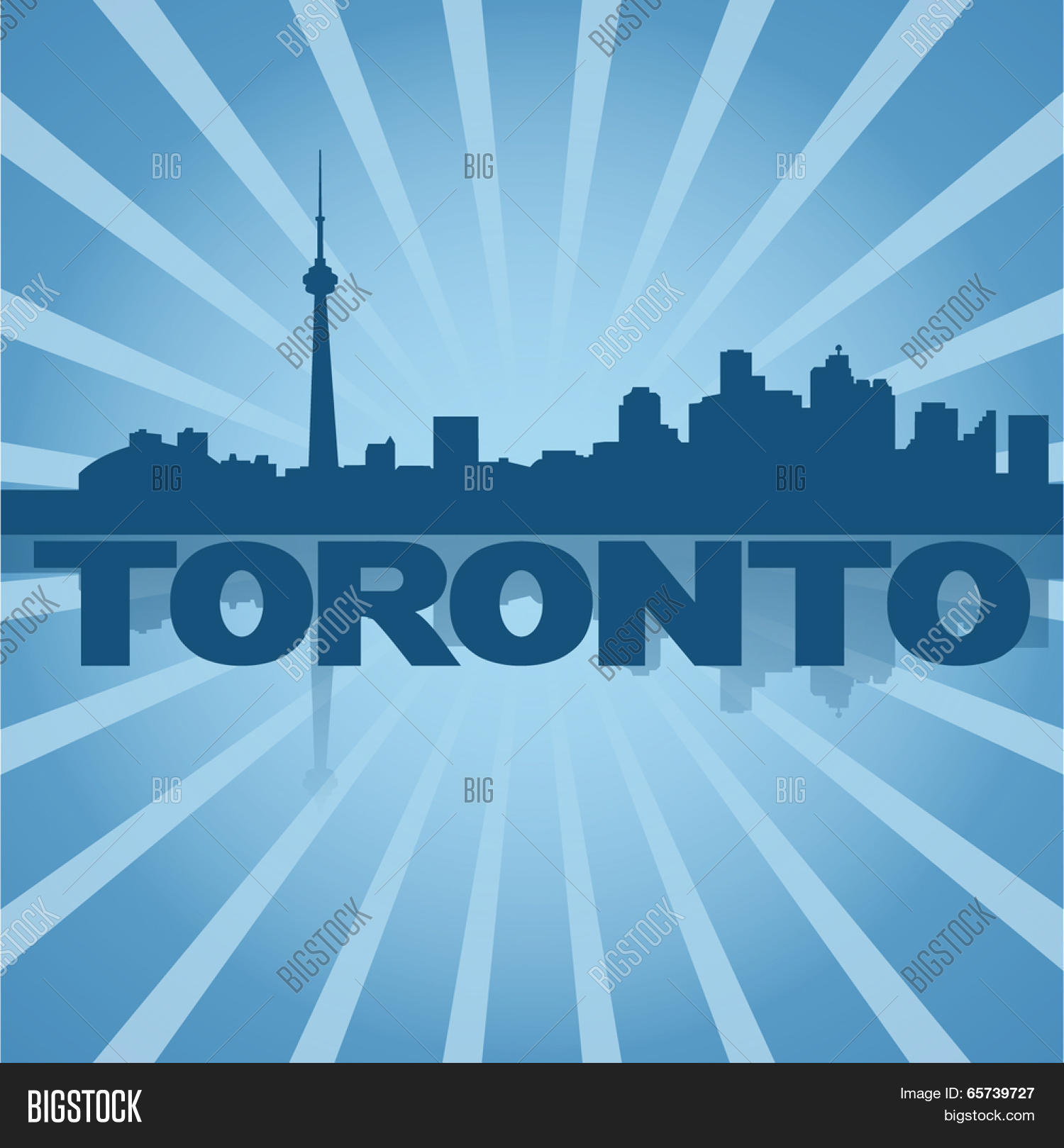 Toronto Skyline Vector & Photo (Free Trial) | Bigstock