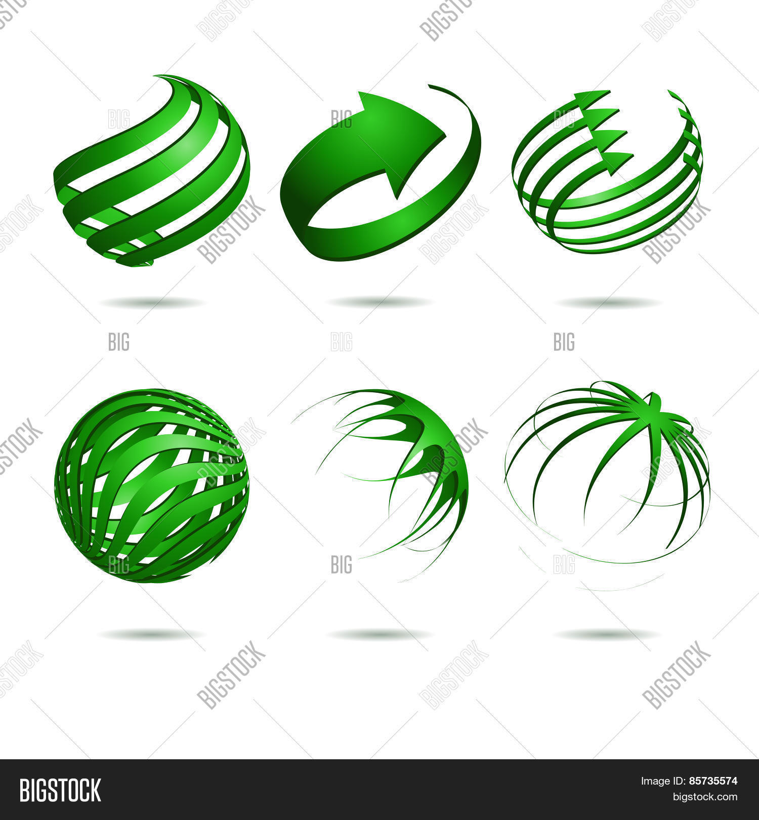 Abstract Sphere Icons Vector & Photo (Free Trial) | Bigstock