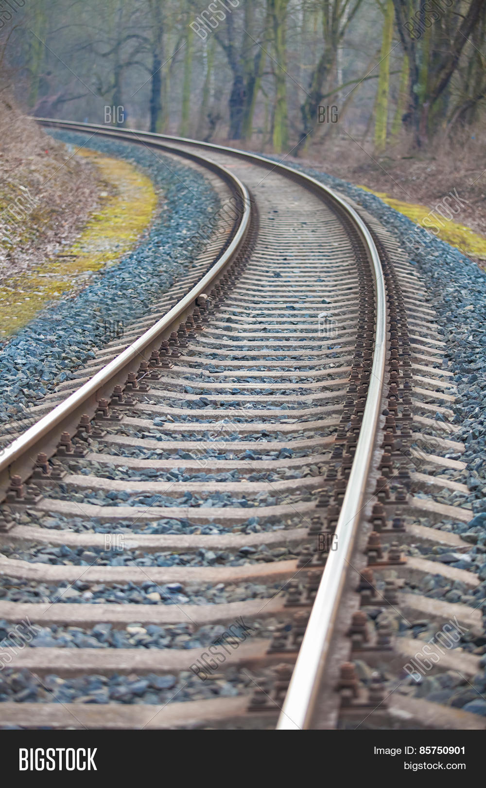 Railway Track Leading Image & Photo (Free Trial) | Bigstock