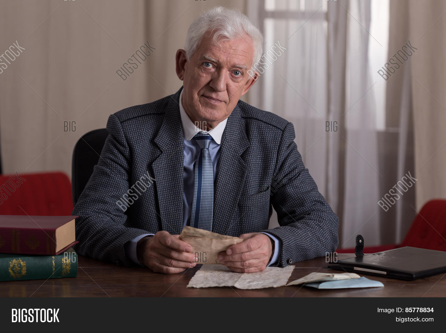 Smiling Senior Lawyer Image & Photo (Free Trial) | Bigstock