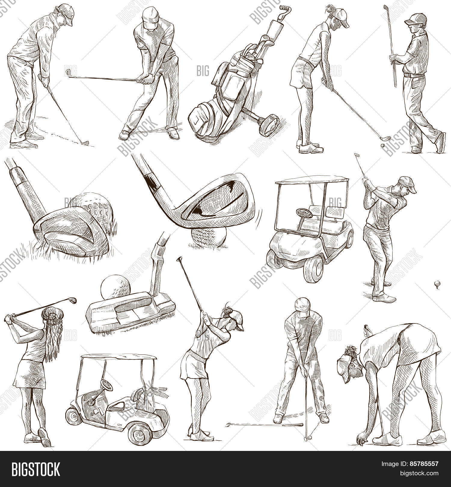 Golf Golfers - Hand Image & Photo (Free Trial) | Bigstock