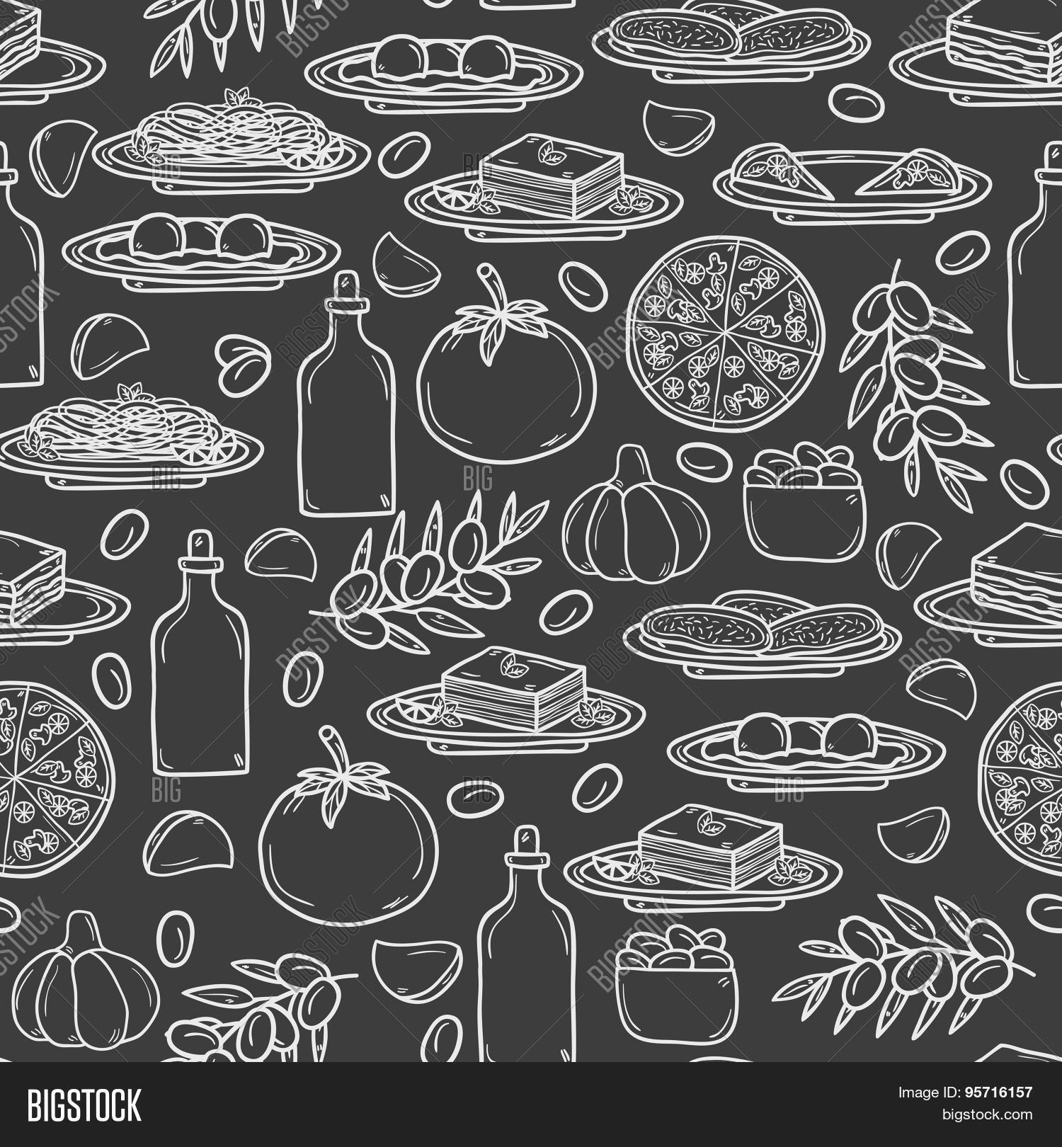 Italian Restaurant Menu Backgrounds