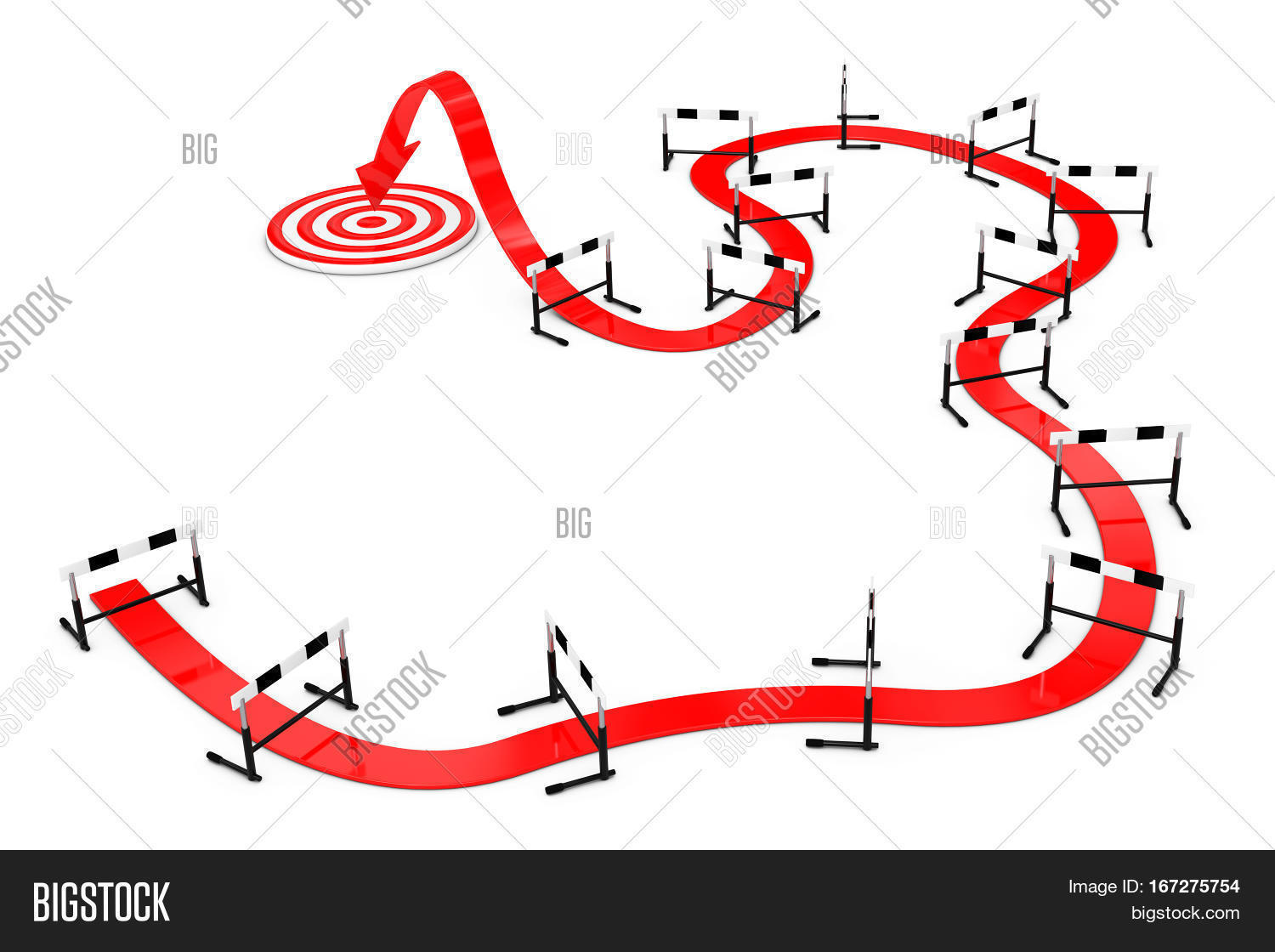 Hard Way Target Image & Photo (Free Trial) | Bigstock