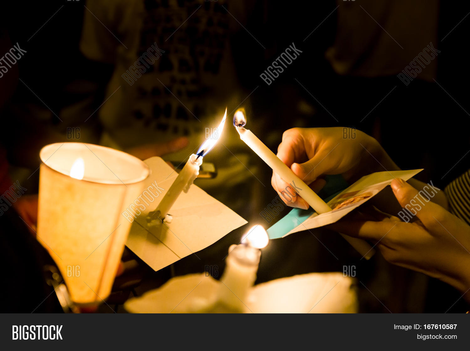 People Lighting Candle Image & Photo (Free Trial) | Bigstock
