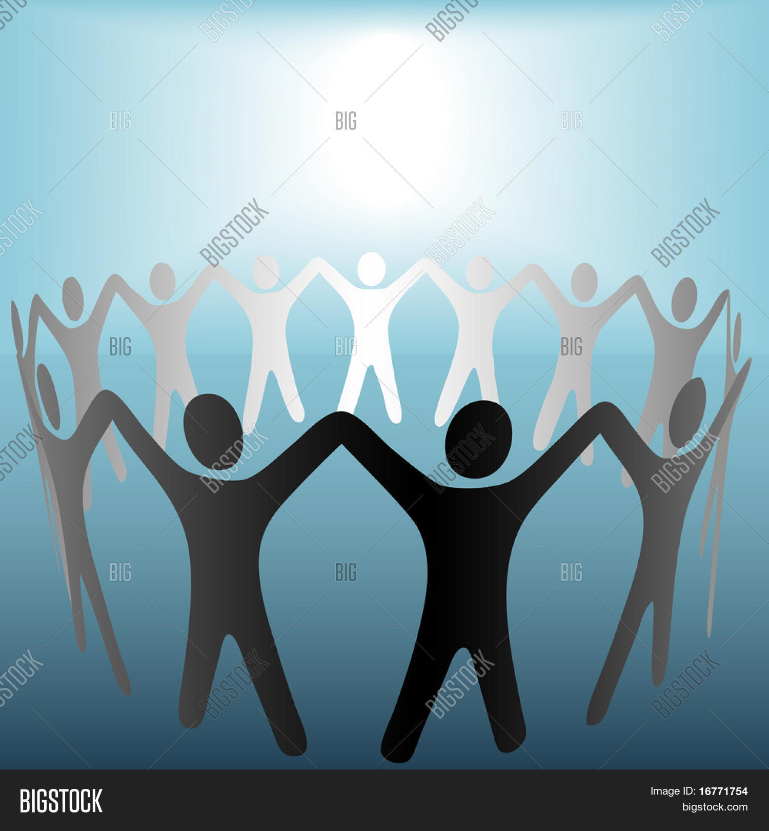 Group Symbol People Vector & Photo (Free Trial) | Bigstock
